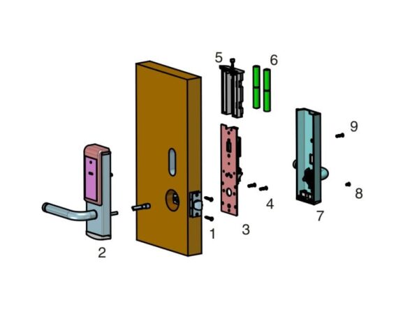 Secure & Easy: Be-Tech BASE II Lever RFID Hotel Lock