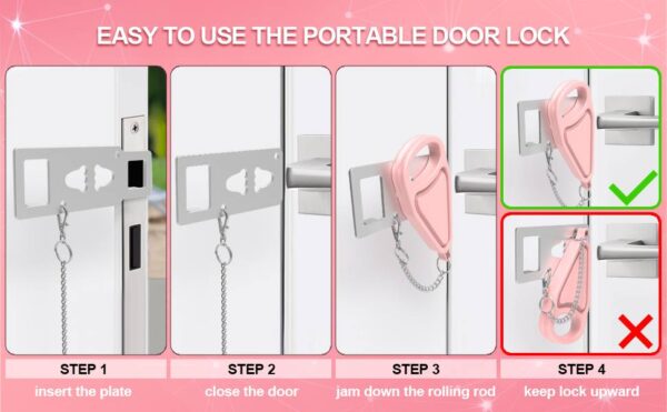 Install a Portable Door Lock in 5 Steps for Secure Travel - Be-Tech Lock